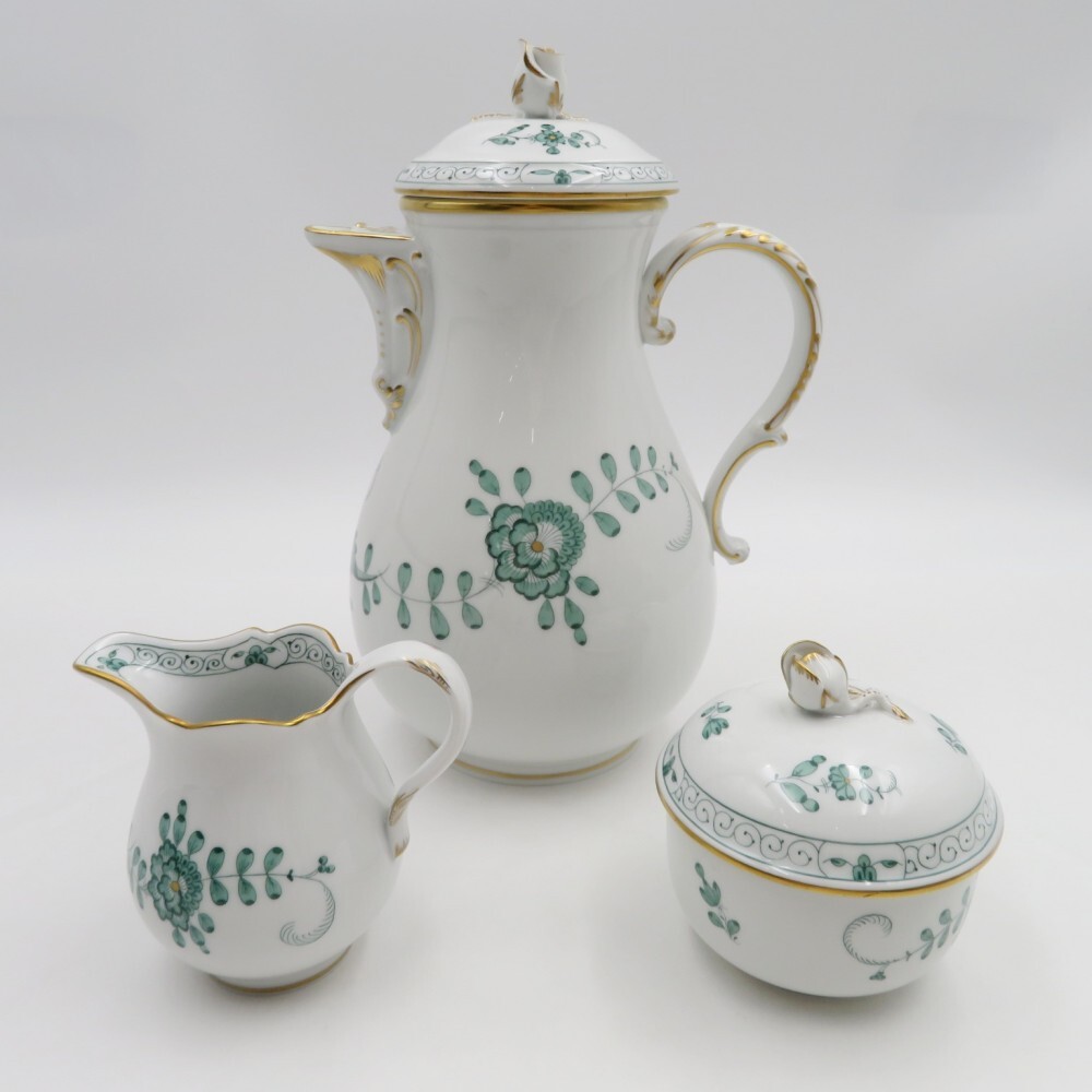 1円〜 Meissen マイセン インドの華 グリーン 枝付 ポット/シュガー/クリーマー 計3点 同梱不可 y75-3376123 Y商品(マイセン)｜売買されたオークション情報、yahoo ...