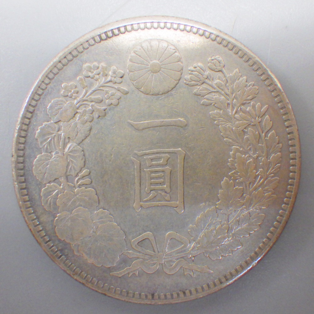 新1円銀貨 明治37年 量目：約26.89g 古銭 一圓銀貨 明治三十七年 古銭 336-3337183 O商品(1円銀貨)｜売買されたオークション情報、yahooの商品情報をアーカイブ公開 ...