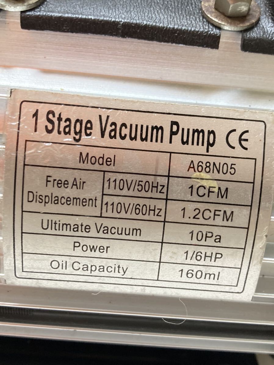 Yahoo!オークション - RE0236 真空ポンプ ROTARY VANE A68N05 バキュー...