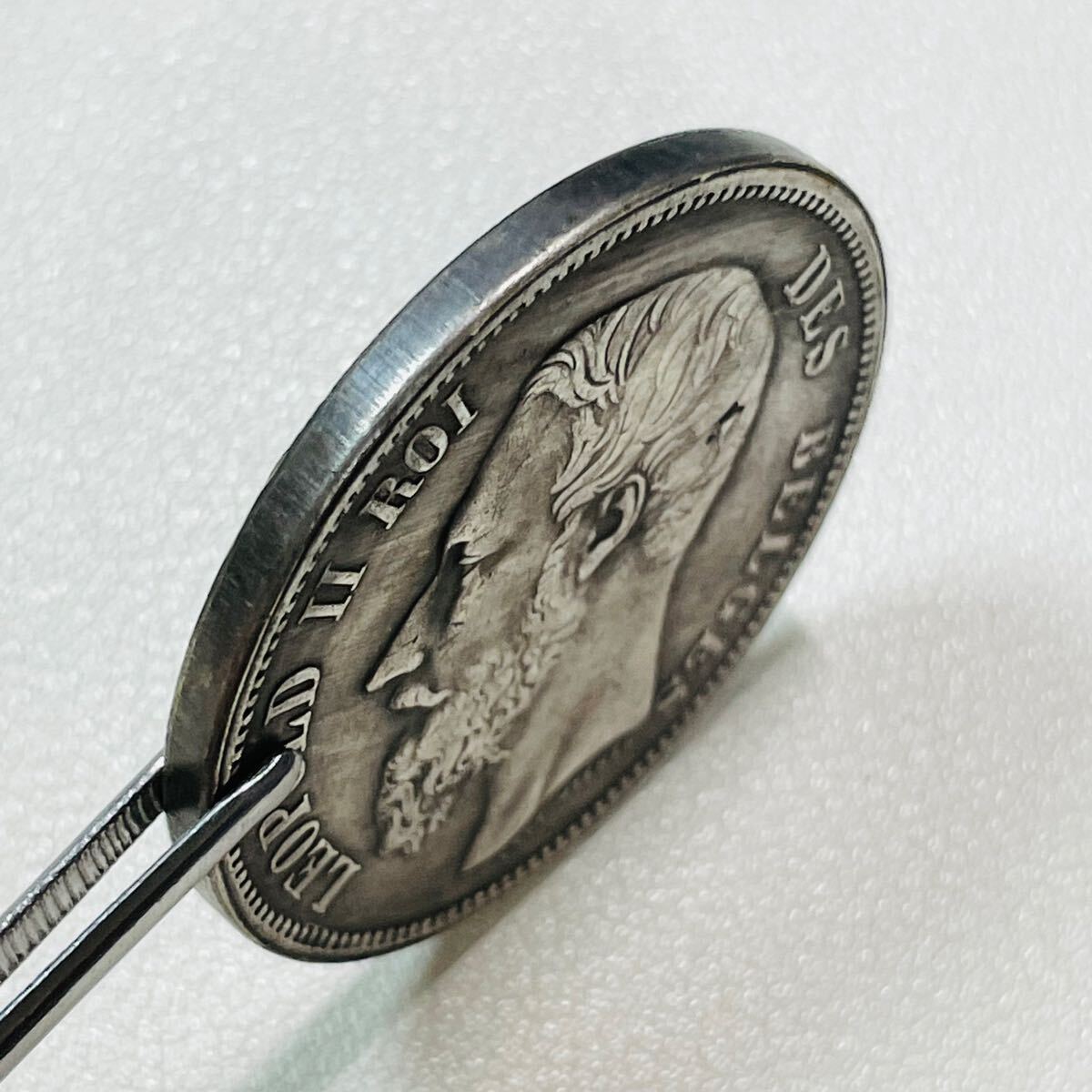ベルキー 硬貨 古銭 レオポルド2世 1865年 ベルギー王レオポルド2世 銘 国章 コイン 重21.95g 銀貨(ヨーロッパ)｜売買されたオークション情報、yahooの商品情報をアーカイブ ...