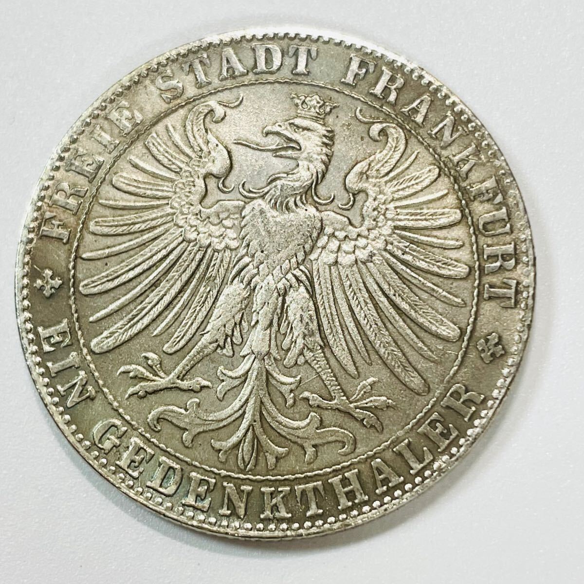 Yahoo!オークション - ドイツ 硬貨 古銭 フランクフルト 1863 年 フラ...