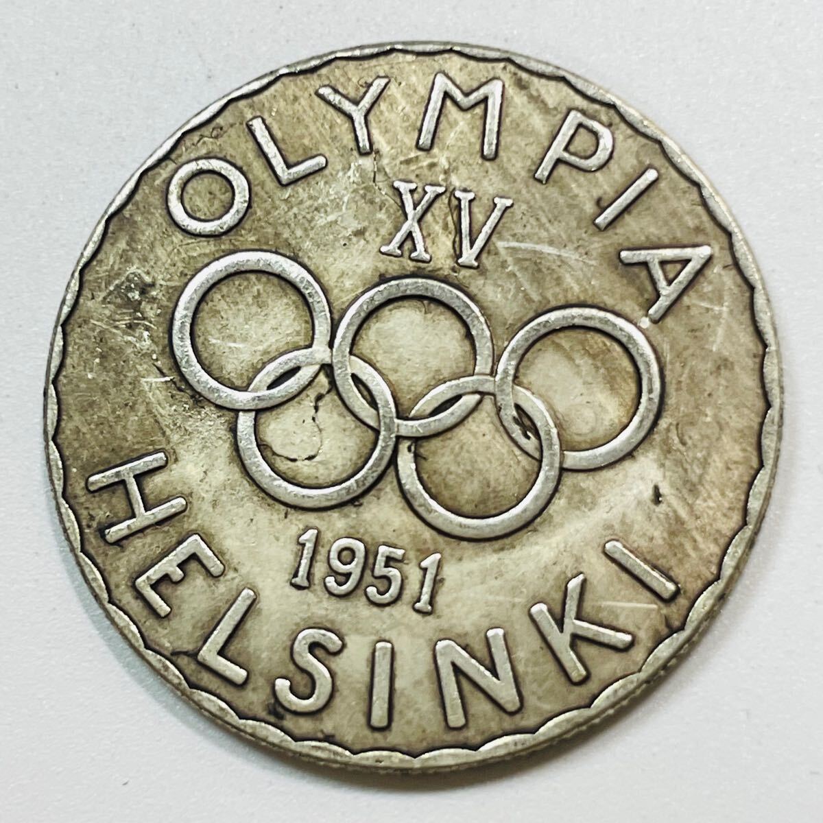 フィンランド 硬貨 古銭 オリンピック 1951年 ヘルシンキ 500マルカ 記念幣 コイン レプリカ 重9.84g(ヨーロッパ)｜売買されたオークション情報、yahooの商品情報をアーカイブ ...