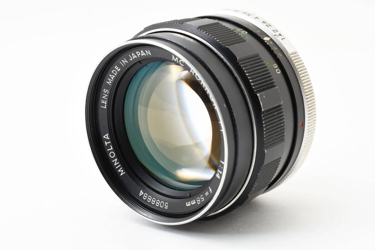 MINOLTA ミノルタ MC ROKKOR-PF 58mm F1.4 2283223 F4(オリンパス)｜売買されたオークション情報、yahooの商品情報をアーカイブ公開 - オークファン ...