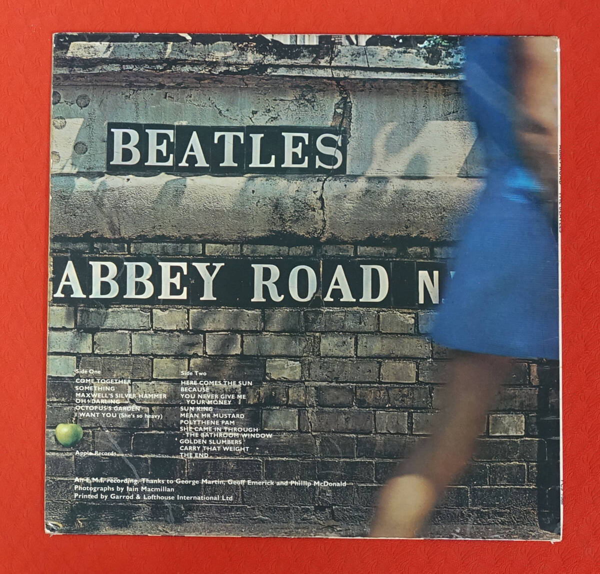 Yahoo!オークション - UK Original 初回 APPLE PCS 7088 ABBEY ROAD