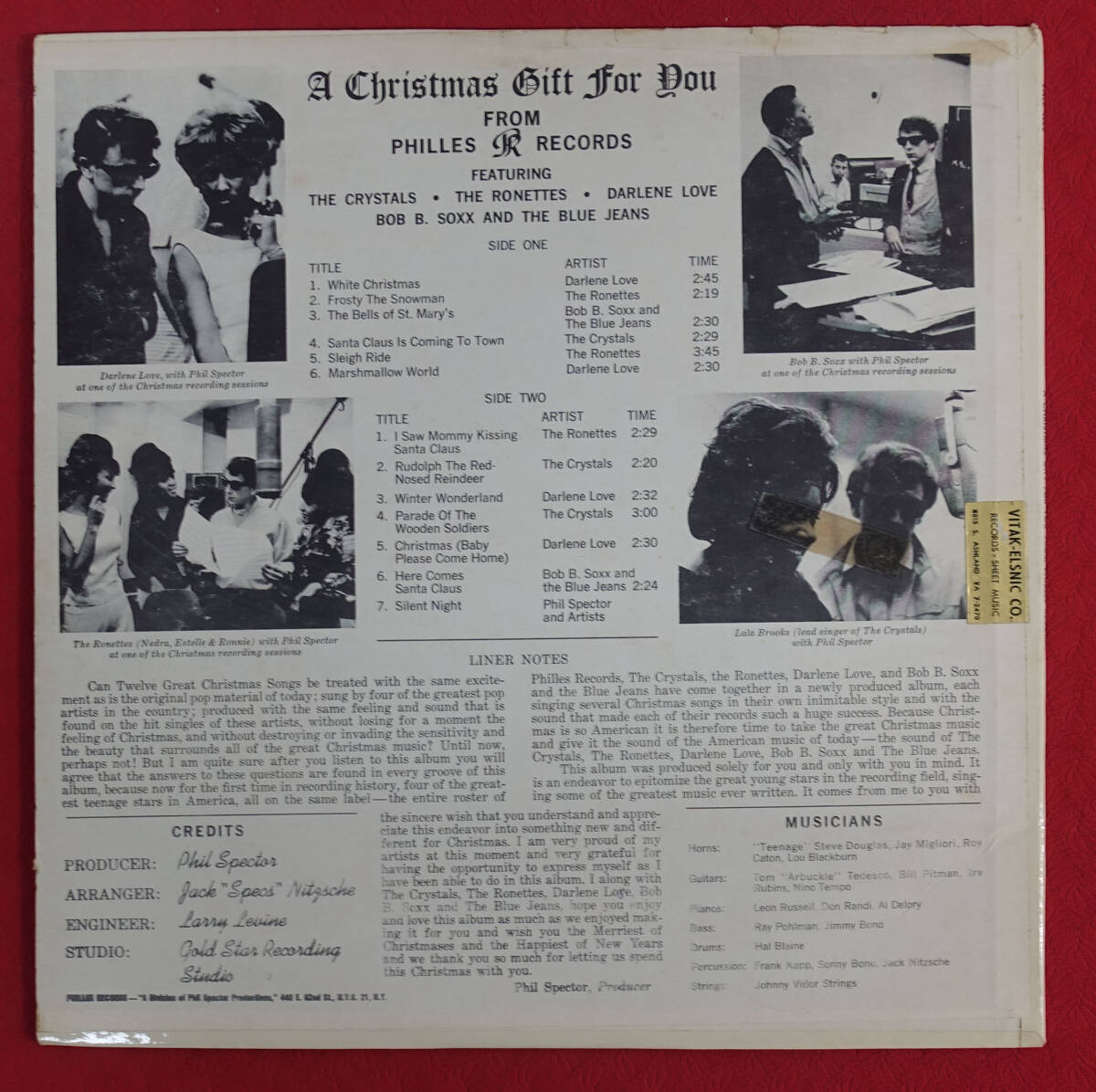 Yahoo!オークション - US PHILLES LP-4005 オリジナル A Christmas Gif...