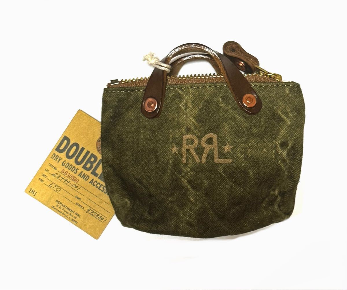 Yahoo!オークション - RRL DOUBLE RL デニム ミニバッグ