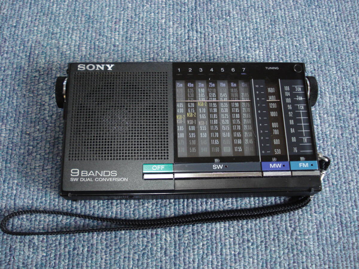 Yahoo!オークション - 中古 ソニー SONY 9バンドラジオ ICF-4900 ジャ...