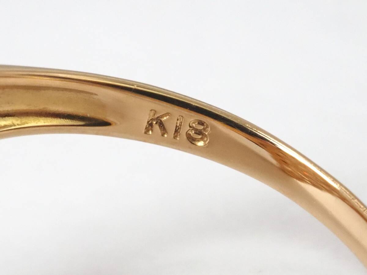 Yahoo!オークション - K18 天然ダイヤモンド 0.50ct/2.3g/リング 指輪 ...
