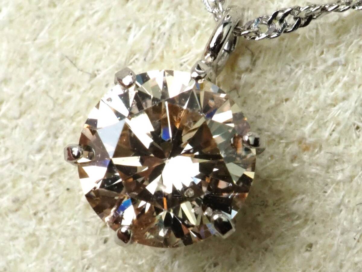 Yahoo!オークション - 【5955M】Pt900/Pt850 天然ダイヤモンド 0.40ct/...