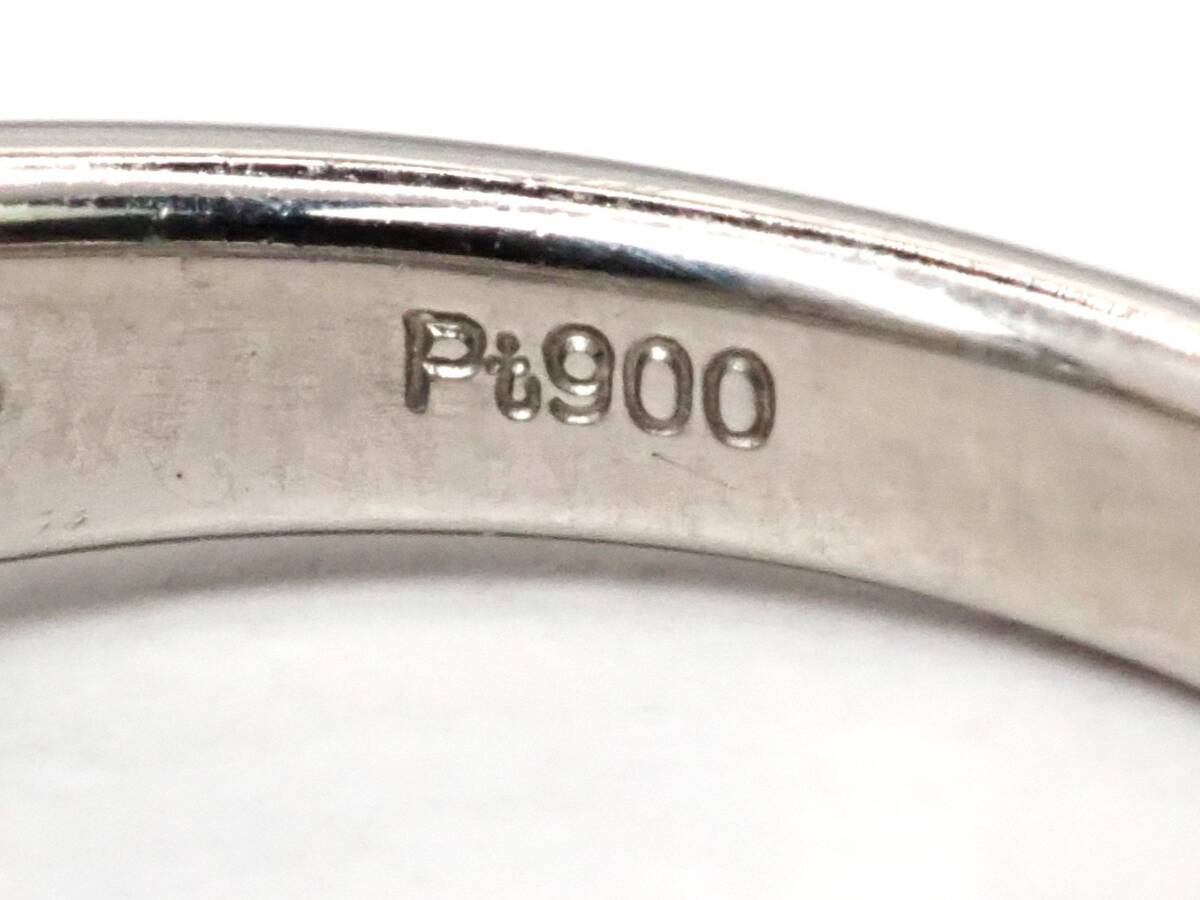 Yahoo!オークション - 【5948J】Pt900 天然ダイヤモンド 0.42ct/0.41ct...