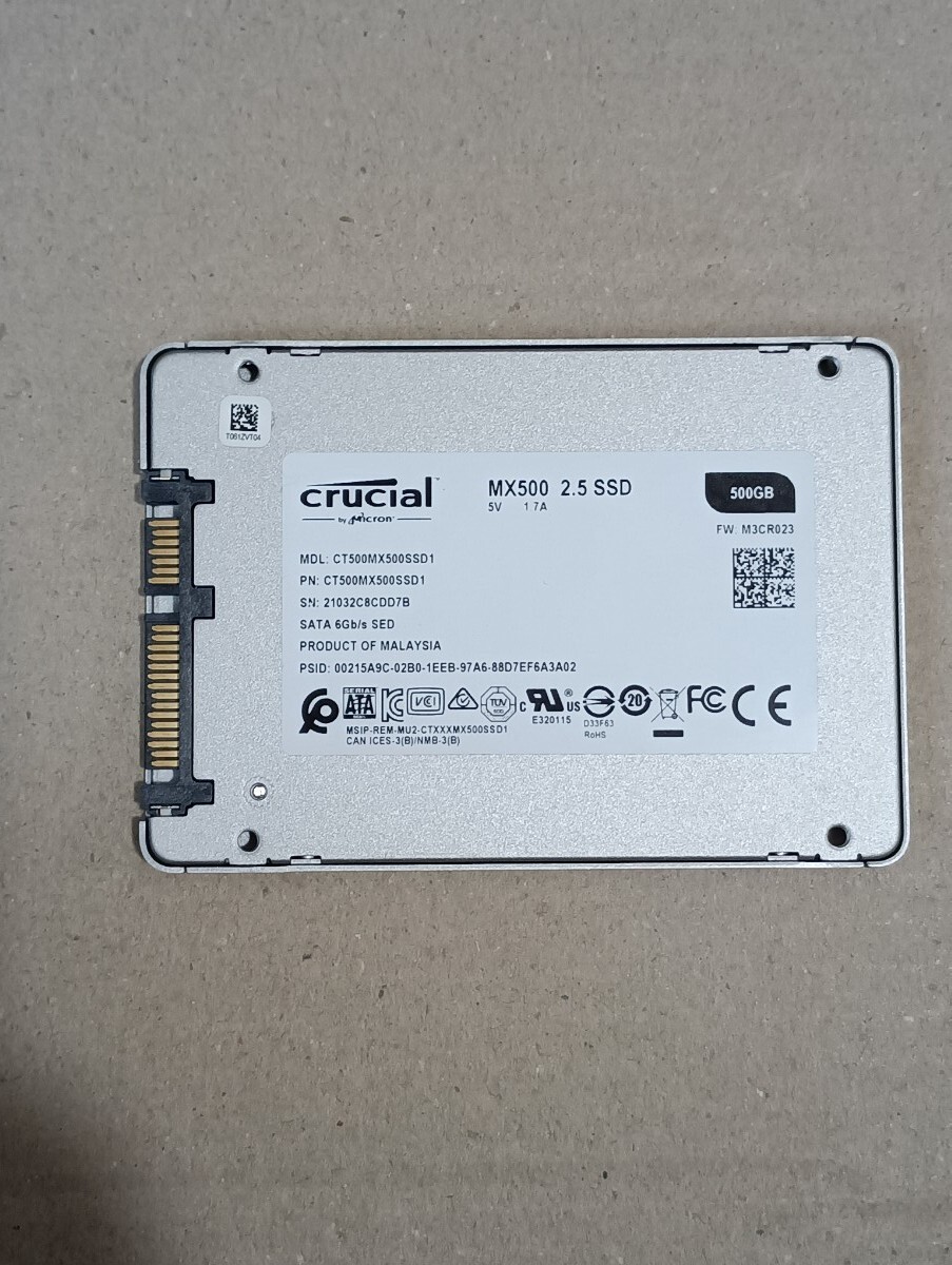 Yahoo!オークション - Crucial MX500 SSD 500G