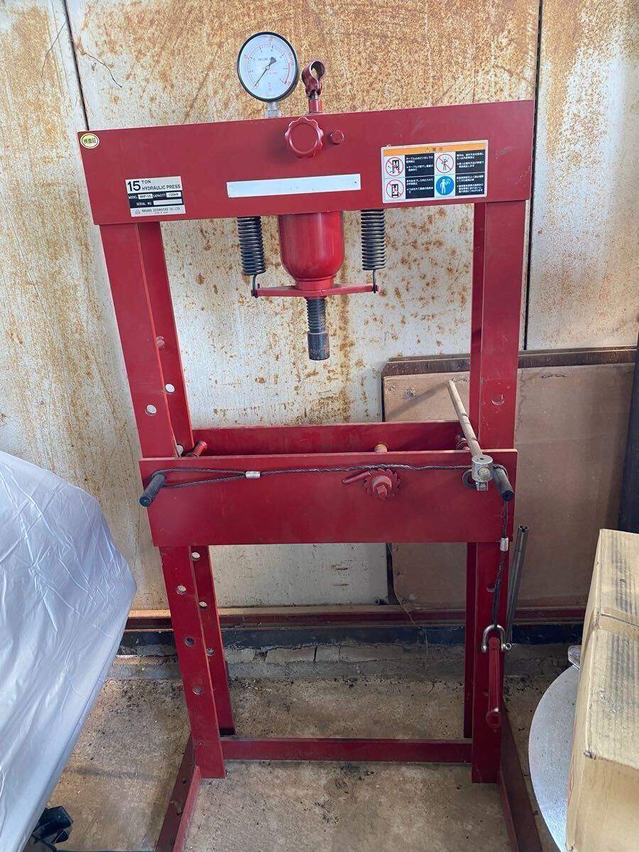 Yahoo!オークション - マサダ製作所 MHP-15 15トン プレス機 油圧