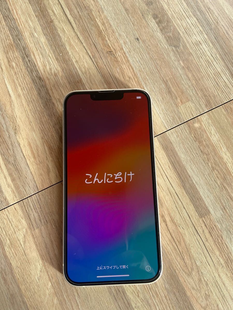 Yahoo!オークション - iPhone14 SIMフリー ホワイト128G バッテリ...