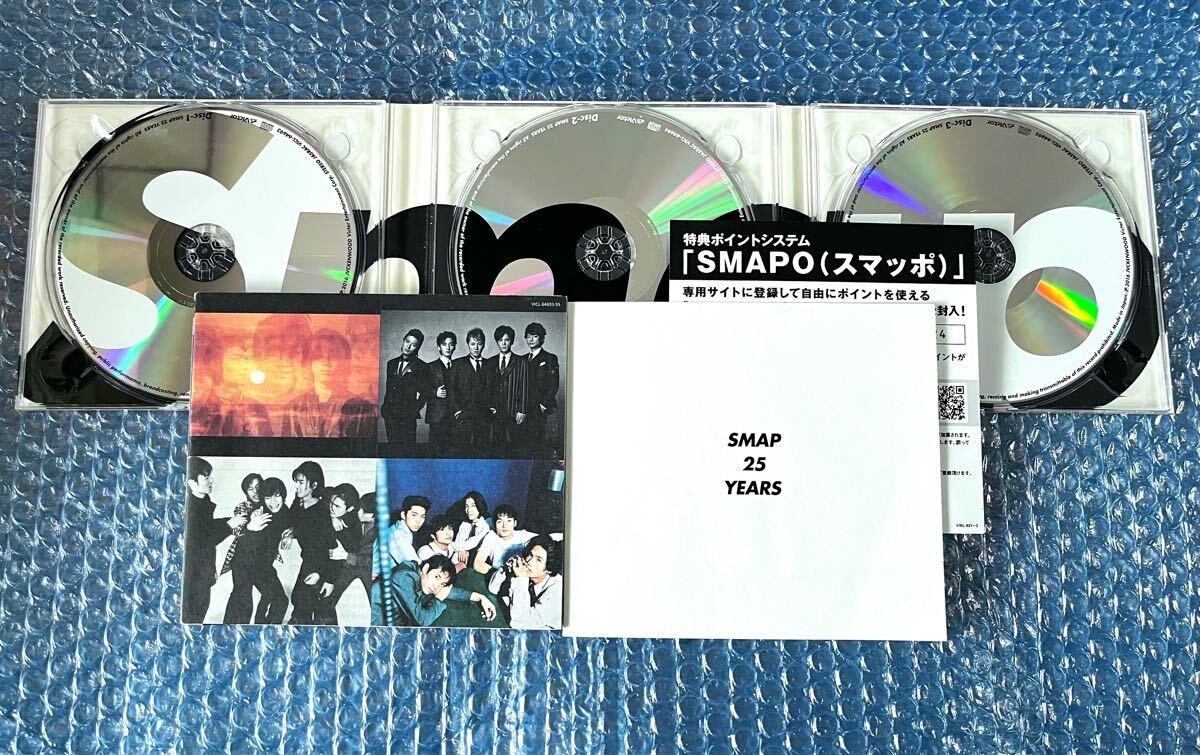 Yahoo!オークション - 初回盤仕様3CDベストアルバム SMAP [SMAP 25 YEA...