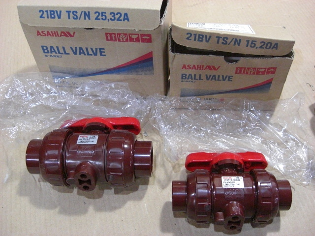 エスロン アサヒ AV PVCボールバルブ HT.FKM 耐酸性 EPDM 20A 25A 4個一セット(工事用材料)｜売買されたオークション情報、yahooの商品情報をアーカイブ公開 ...