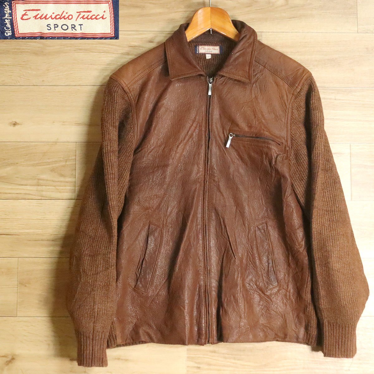 Yahoo!オークション - K2R/O12.19-1 ユーロ古着 EMIDIO TUCCI ニット切...