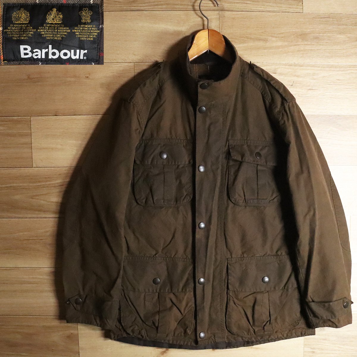 Yahoo!オークション - D5Y/Y6.3-4 ユーロ古着 Barbour バブアー TROOPE...