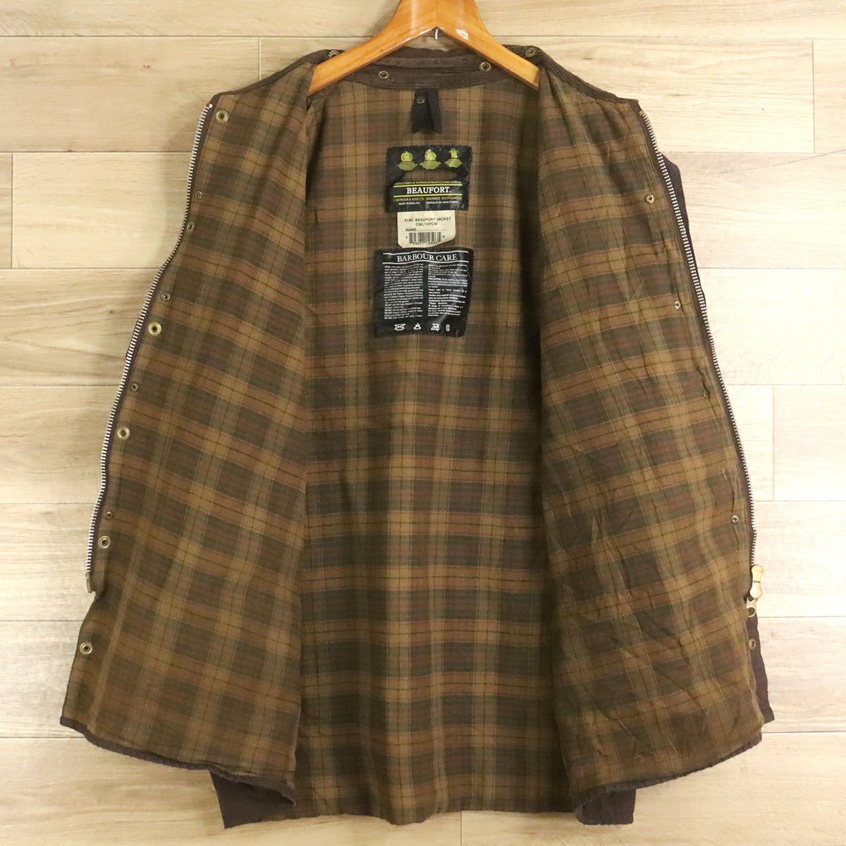 Yahoo!オークション - B2R/O1.9-9 90s イングランド製 Barbour バブア...
