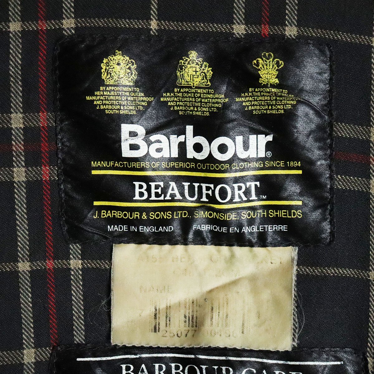 Yahoo オークション D9y Y6 28 7 90s イギリス製 Barbour バブアー B