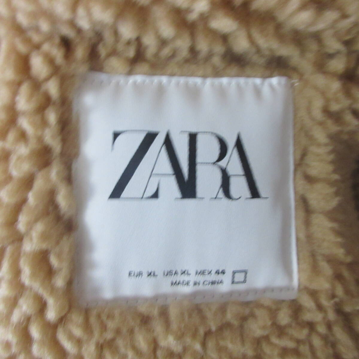 Yahoo!オークション - 【激レア】ZARA フェイクムートン ミリタリージ...