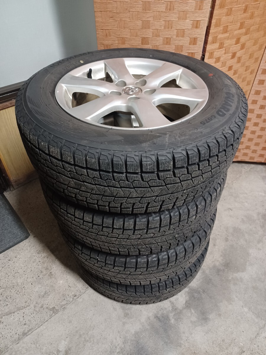 Yahoo!オークション - 225/65R17 5穴 中古スタッドレスセット 4本 ア...