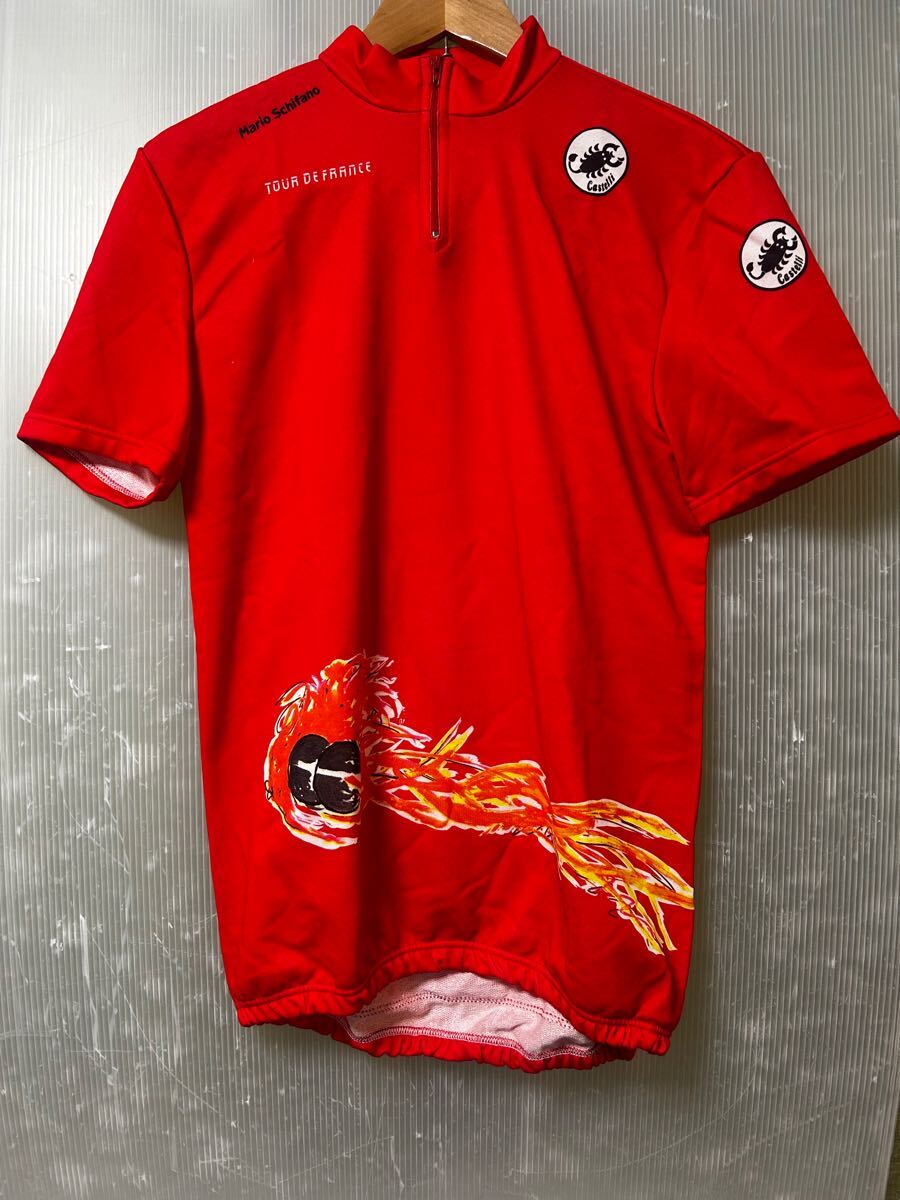 Yahoo!オークション - E138 未使用 castelli カステリ ハーフジップ ...