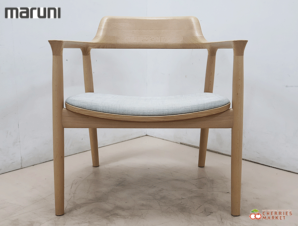 MARUNI マルニ HIROSHIMA ヒロシマ ラウンジチェア/アームチェア ビーチ材 深澤直人 24万 ①(maruni（マルニ）)｜売買されたオークション情報、yahooの商品情報を ...