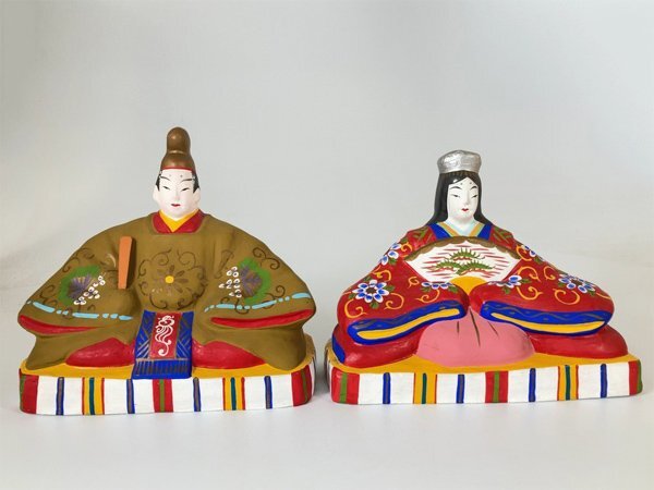 Yahoo!オークション - g174 雛人形 秋田中山人形 男雛・女雛 親王飾り ...
