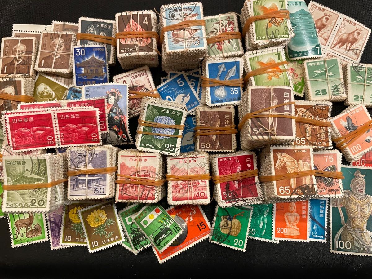 Yahoo!オークション - 使用済切手 オフペーパー 大量 仕分け済