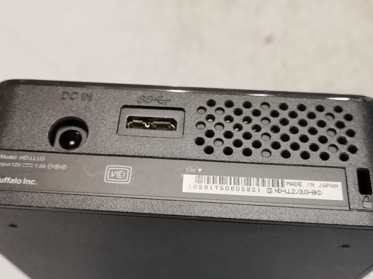 Yahoo!オークション - BUFFALO HD-LL2.0U3-BKD 外付けHDD ジャンク扱い...