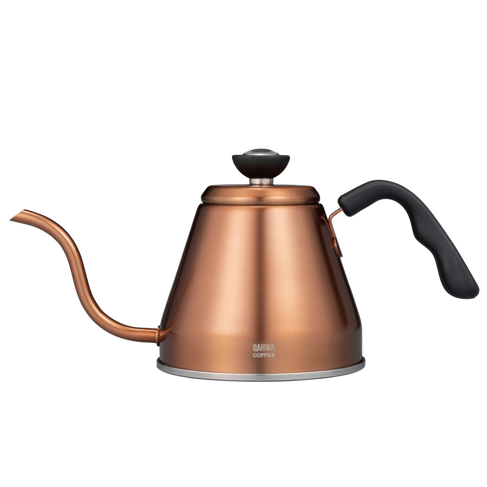 Yahoo!オークション - カッパー QAHWA 温度計付きドリップケトル 1.2L...