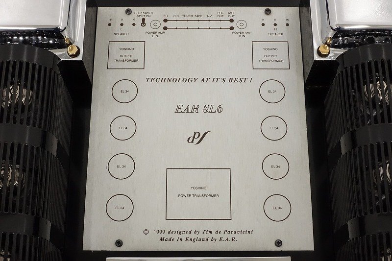 Yahoo!オークション - 【美品】EAR 8L6 真空管 プリメインアンプ 0274...