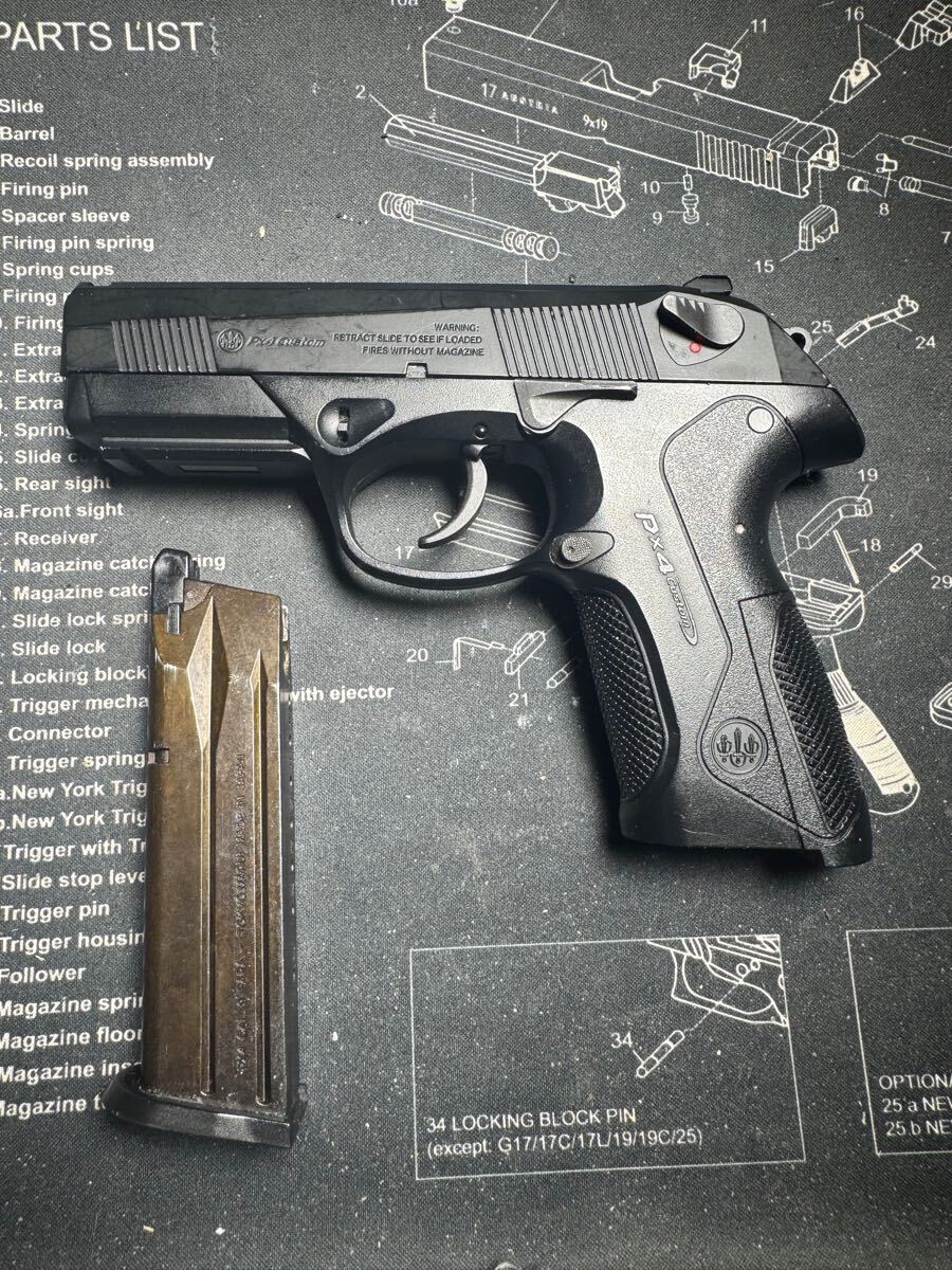 Yahoo!オークション - 東京マルイ ガスブロ ベレッタ PX4 カスタム BER...