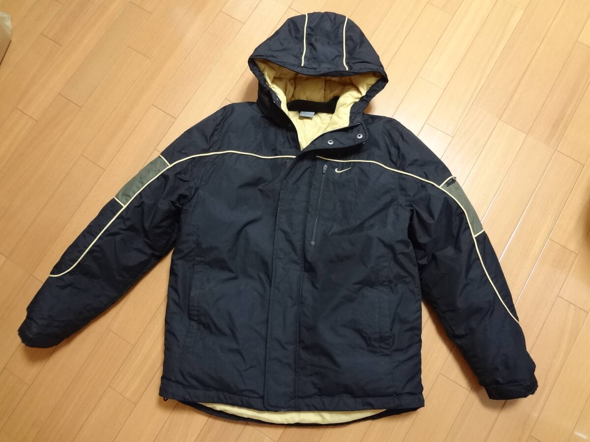 Yahoo!オークション - NIKE ナイキ ダウンジャケット 黒 170/88A ダウ...