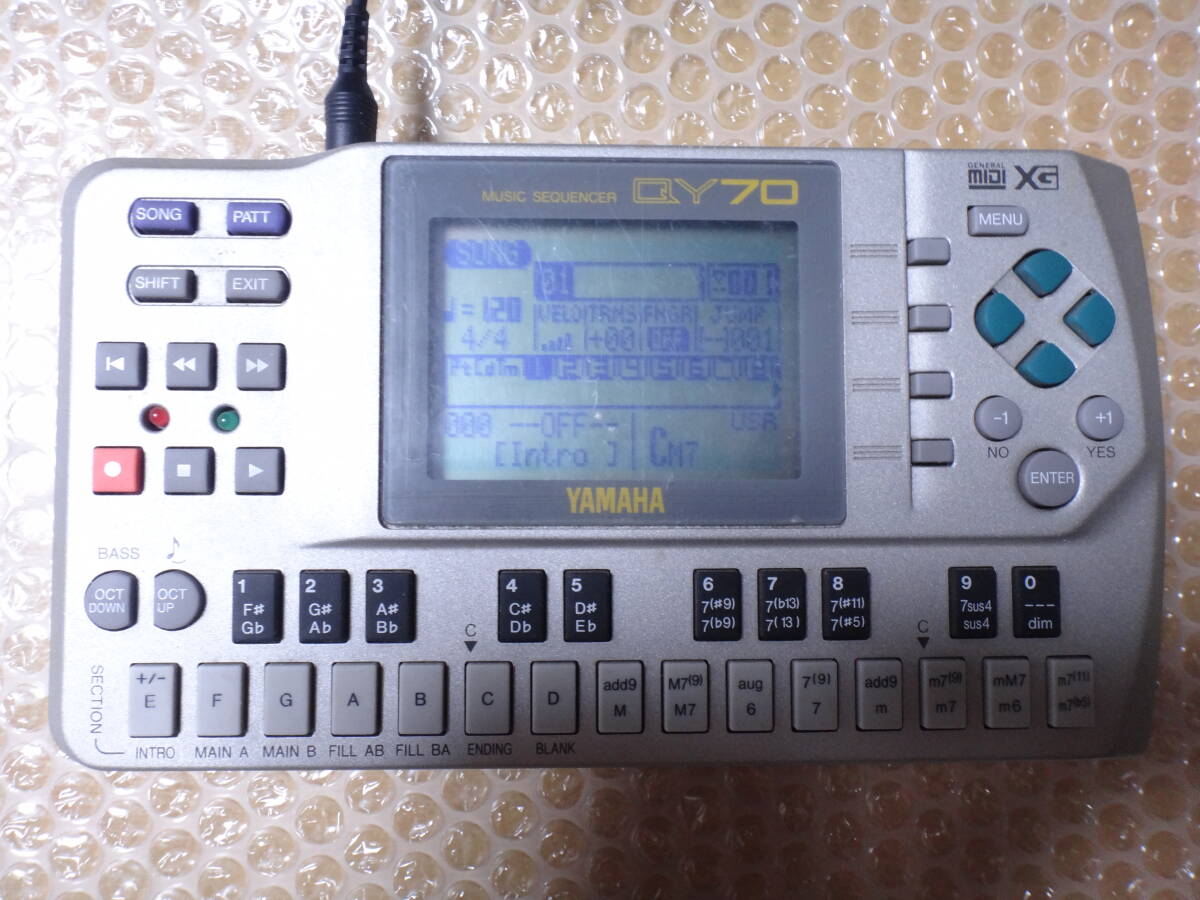 Yahoo!オークション - YAMAHA QY70 ヤマハ シーケンサー ACアダプター...