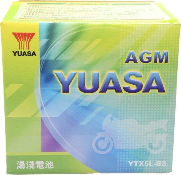 TAIWAN YUASA 台湾ユアサ シールド型 バイク用バッテリー YTX5L-BS(バッテリー)｜売買されたオークション情報、yahooの商品情報をアーカイブ公開 - オークファン ...
