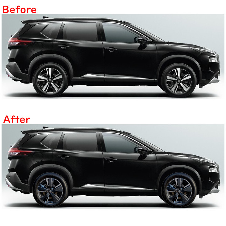 Yahoo!オークション - エクストレイル T33 Gグレード純正ホイール 簡単...