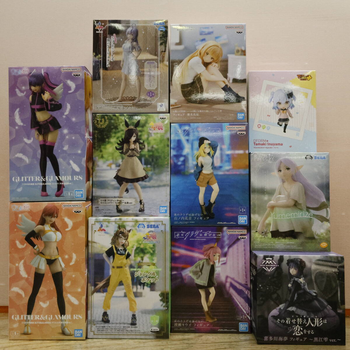 Yahoo!オークション - 玩Y03 フィギュア【120】11点まとめ プライズ に...