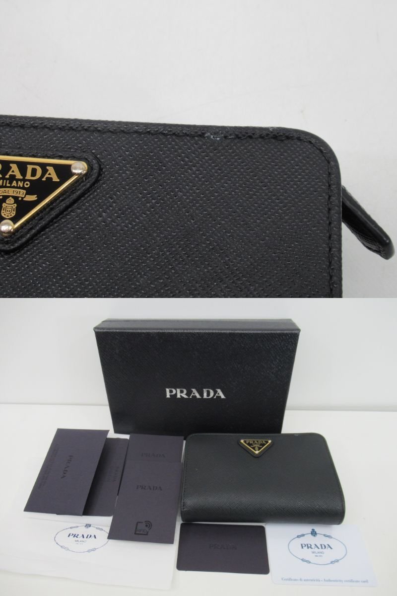Yahoo!オークション - 【正規品】PRADA プラダ サフィアーノ トライア...