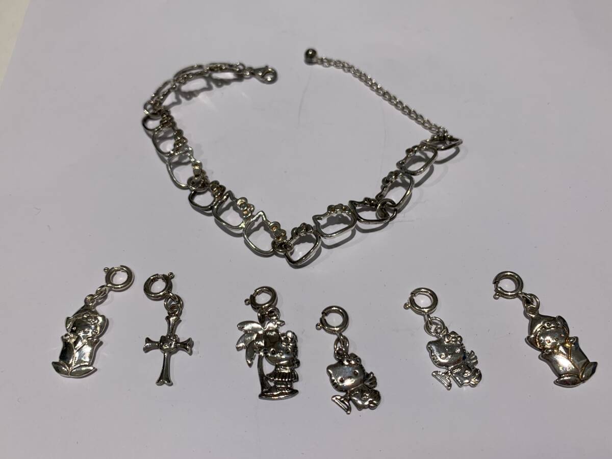 Yahoo!オークション - 5068 ハローキティ ブレスレット シルバー SV925