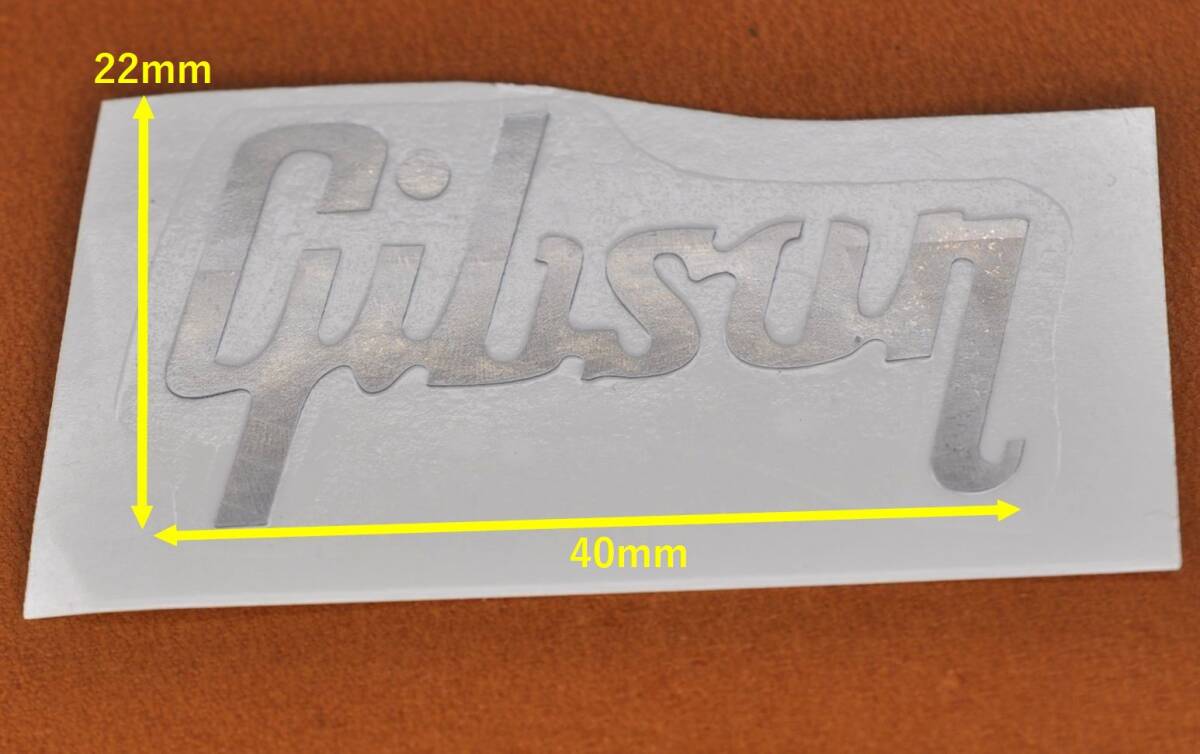 Yahoo!オークション - GIBSON ロゴ シルバーメタリック ウォータース...