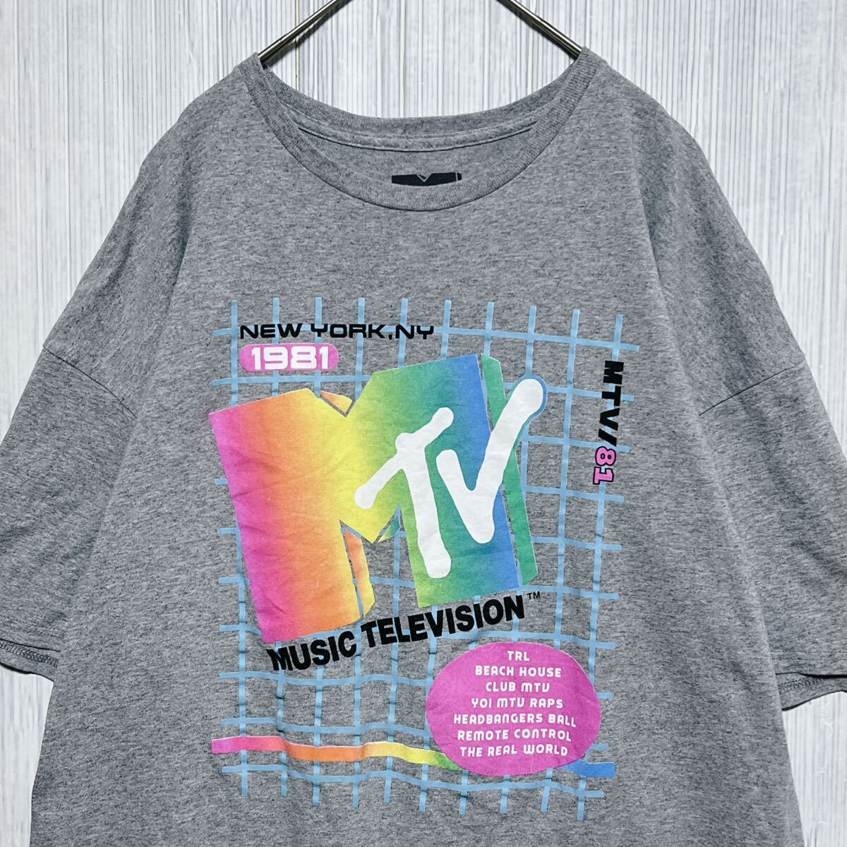 Yahoo!オークション - MTV（エムティーヴィー）半袖Tシャツ ビッグロゴ...