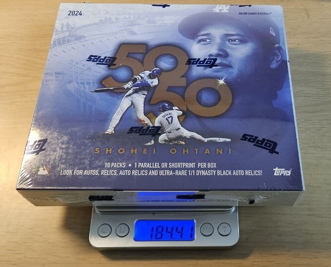 Yahoo!オークション - 184g【新品未開封】2024 Topps 50/50 大谷翔平 S...