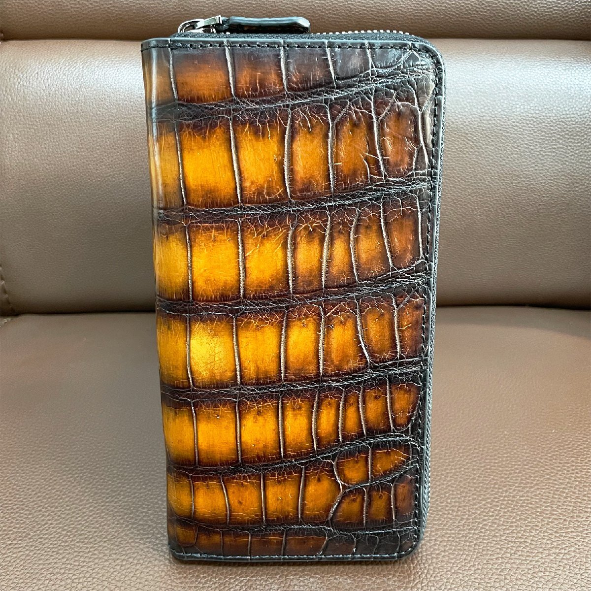 Yahoo!オークション - 高級 限定EU製＆定価68万 UABONI アリゲーター・...