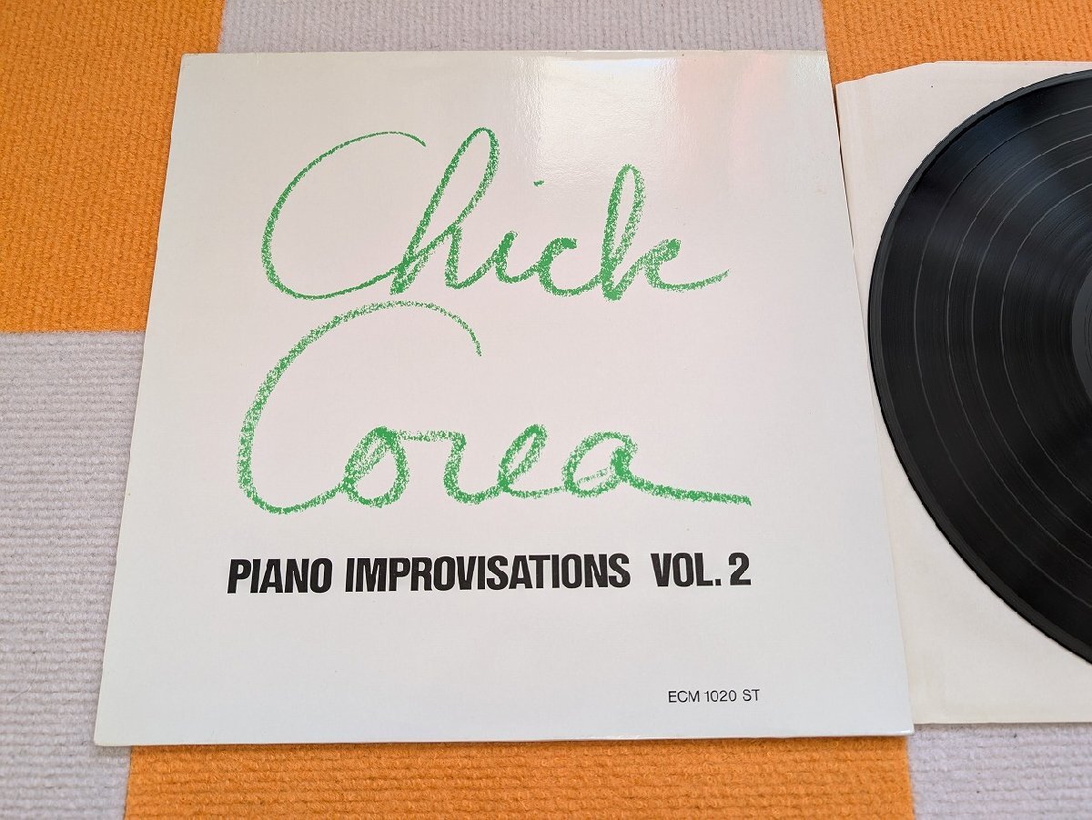 ハイブリッド洗浄 レコード/ECM Records/ECM-1020/Chick Corea/Piano IMPROVISATIONS VOL.2 3点以上 Ma24LP5HK(ジャズ一般 ...