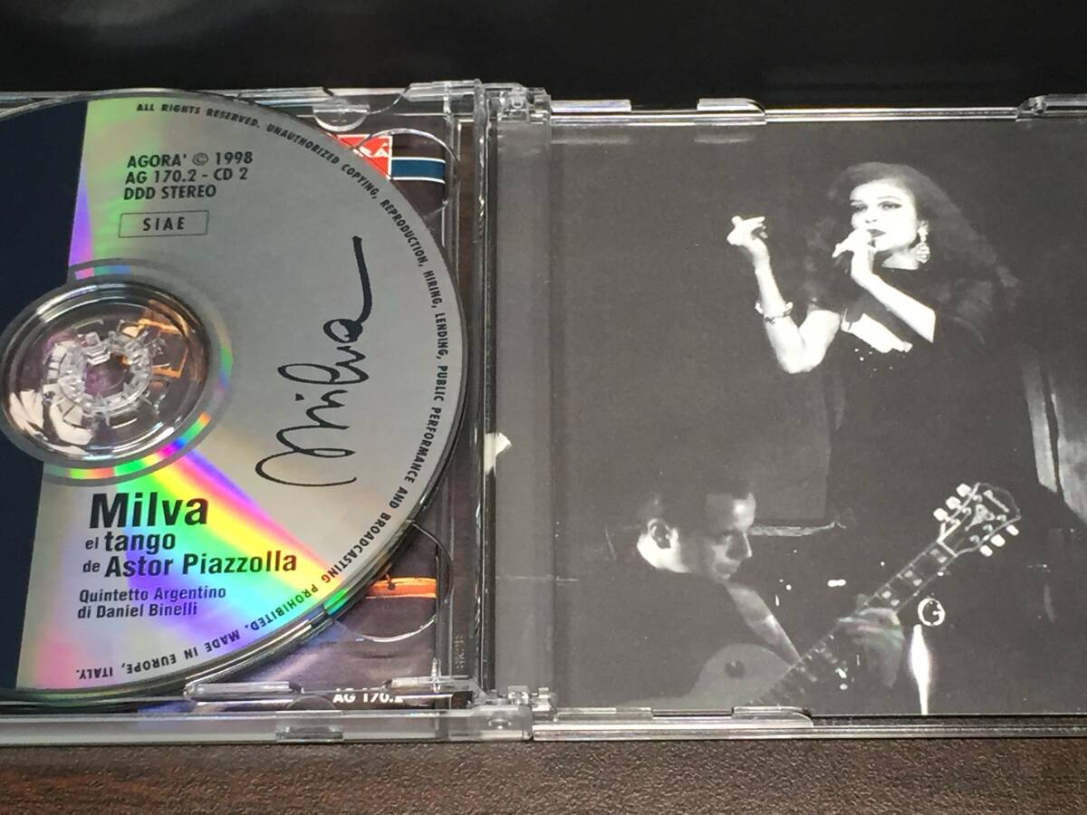 Yahoo!オークション - 002/ Milva el tango de Astor Piazzolla / Live...