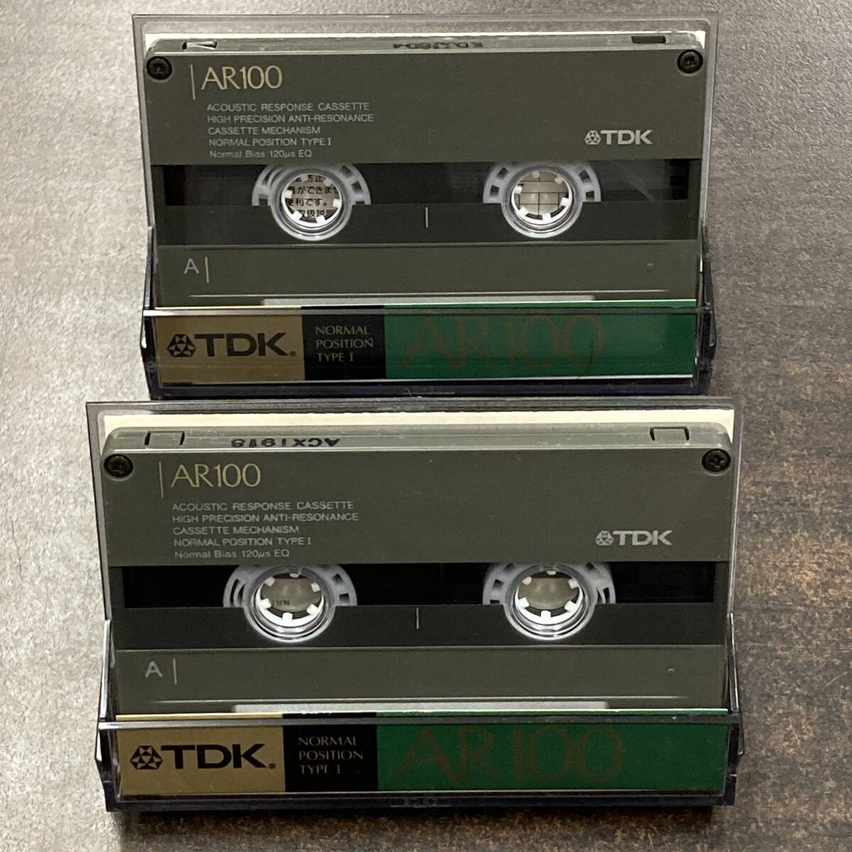 Yahoo!オークション - 0106T TDK AR 100分 ノーマル 2本 カセットテー...