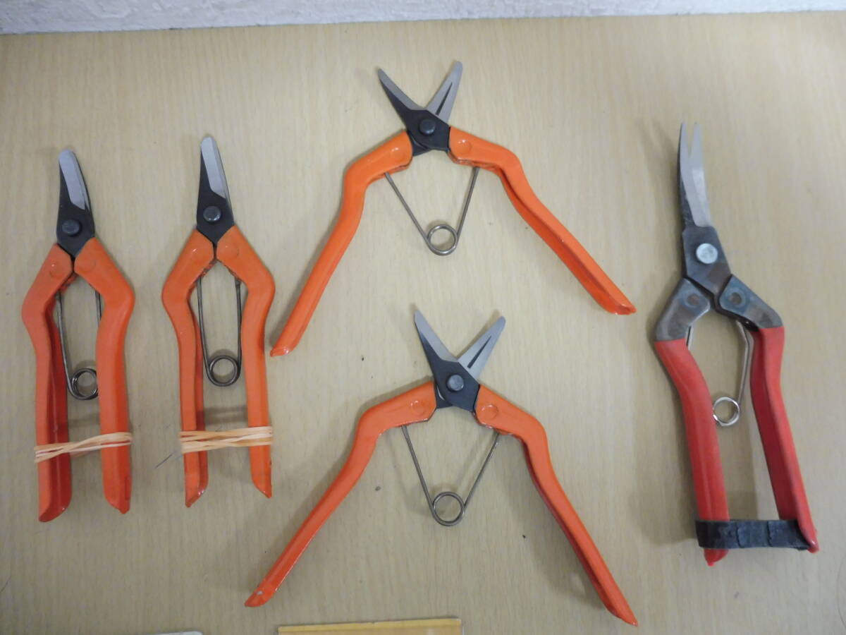 Yahoo!オークション - 「714/T2B」まとめて10点 園芸用 植木鋏 盆栽鋏 ...