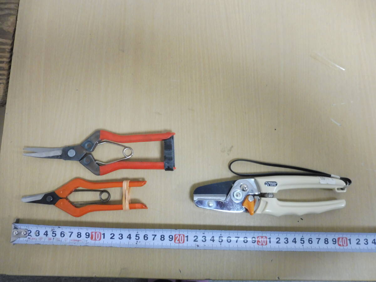 Yahoo!オークション - 「714/T2B」まとめて10点 園芸用 植木鋏 盆栽鋏 ...