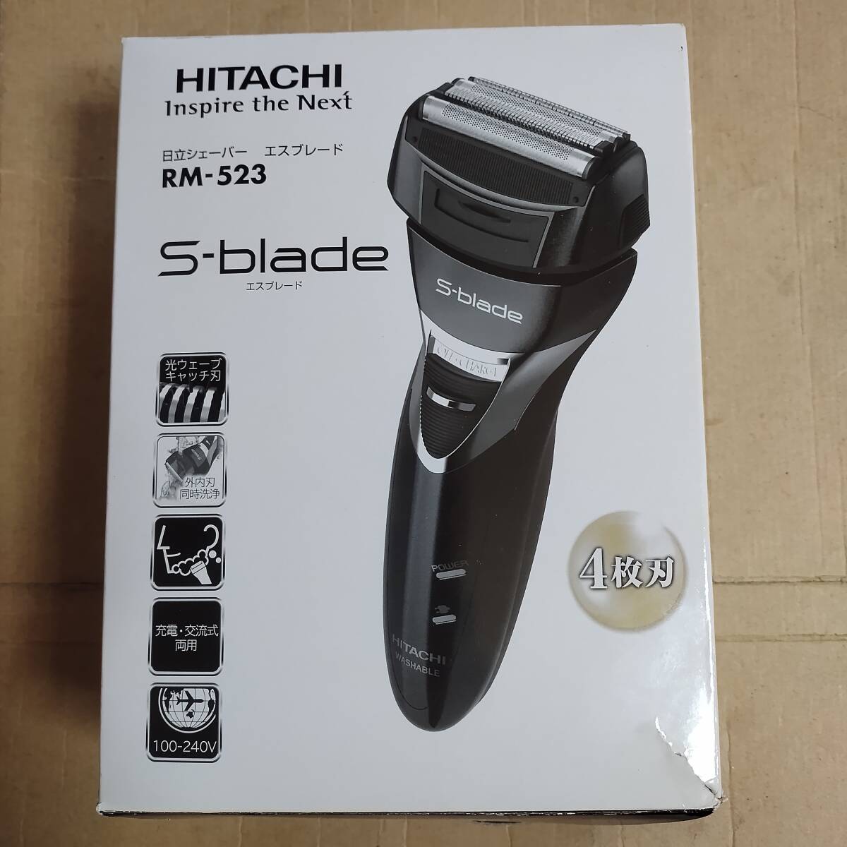 Yahoo!オークション - 日立 RM-523 家庭用 電気シェーバー HITACHI 付...